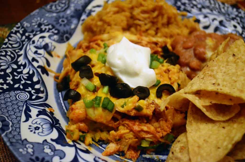 Chicken Tamale Casserole | Valerie's Kitchen