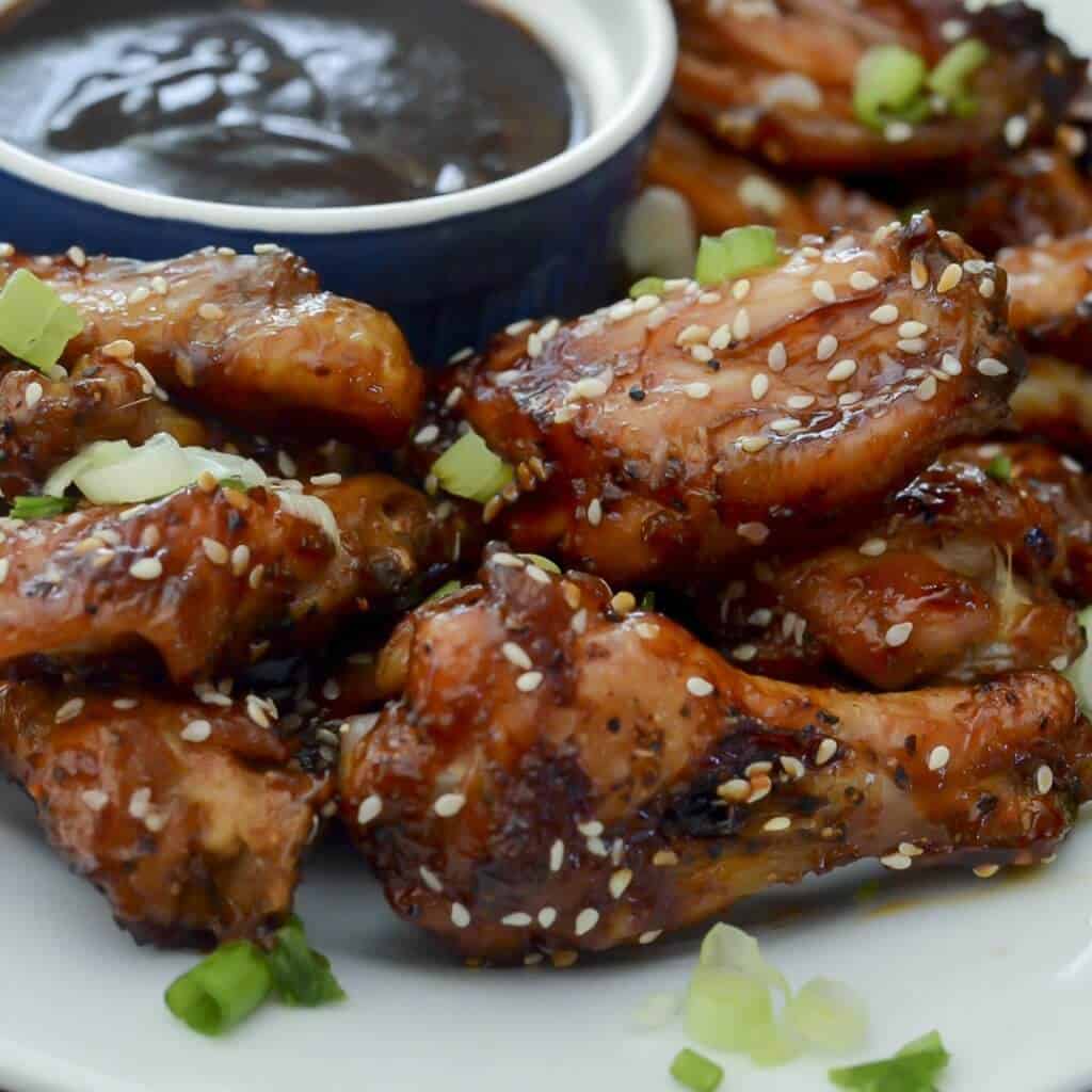 Sticky Baked Asian Chicken Wings | Valerie's Kitchen
