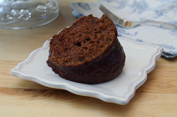 Black Russian Cake with Kahlua Glaze | Valerie's Kitchen