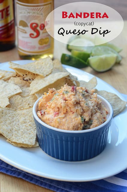 Bandera Queso Dip | Valerie's Kitchen