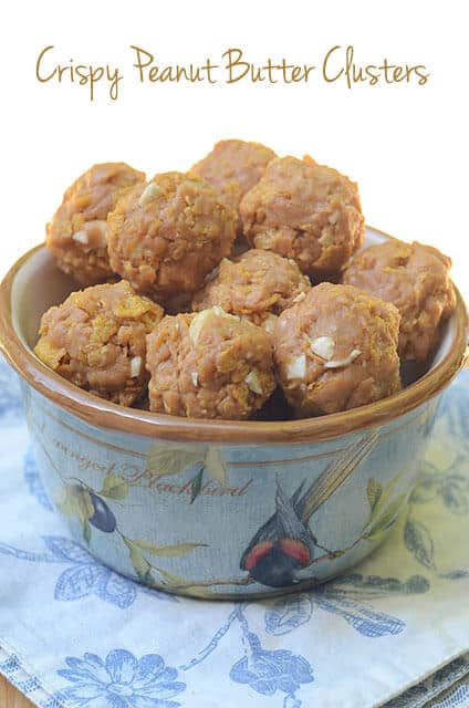 Crispy Peanut Butter Clusters - Valerie's Kitchen