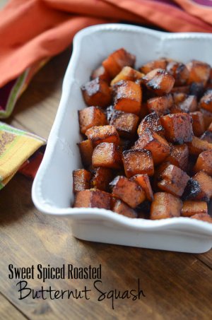 Sweet Spiced Roasted Butternut Squash