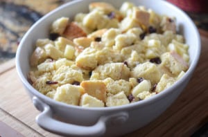 Christmas Bread Pudding | Valerie's Kitchen