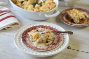 Christmas Bread Pudding | Valerie's Kitchen