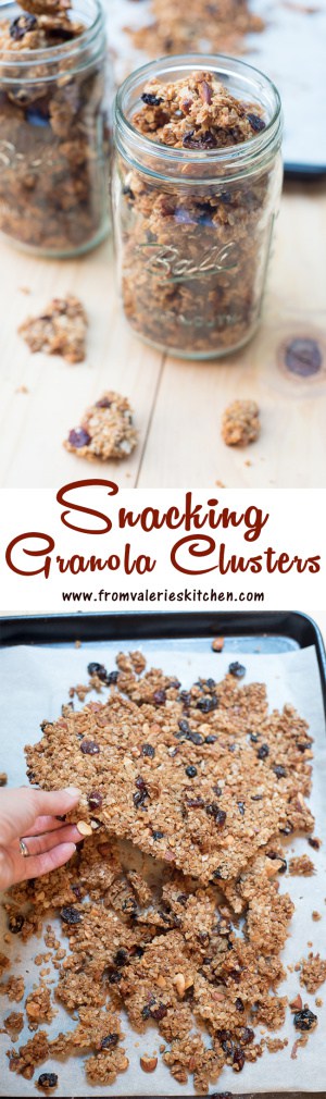 Snacking Granola Clusters | Valerie's Kitchen
