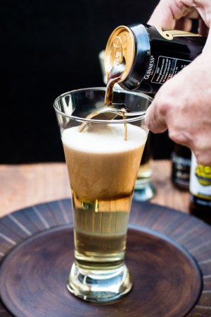 The Snakebite Guinness and Pear Cider Cocktail