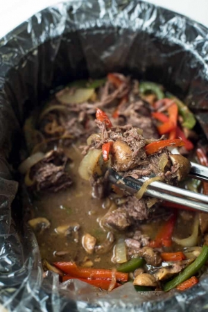 Slow Cooker Drip Beef Sandwiches | Valerie's Kitchen