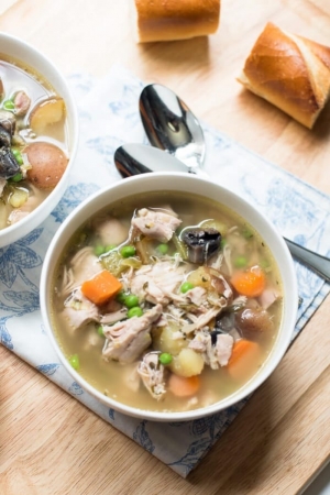 Slow Cooker Chicken and Spring Vegetable Stew