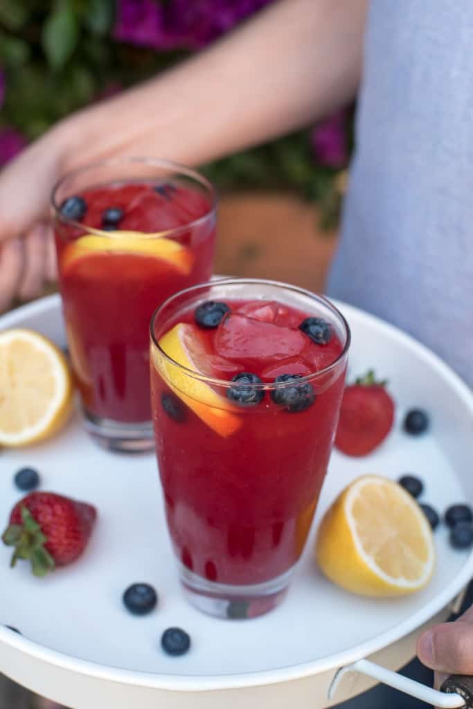 Summer Berry Lemonade | Valerie's Kitchen