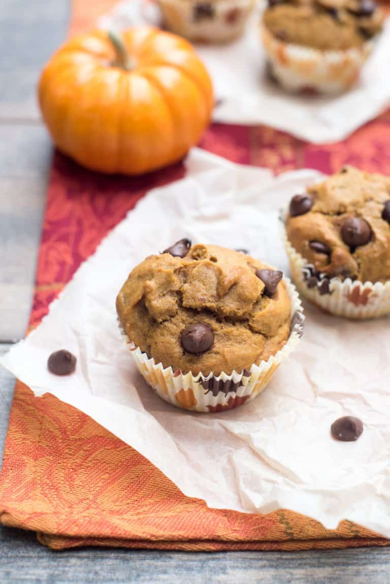 Pumpkin Chocolate Chip Muffins