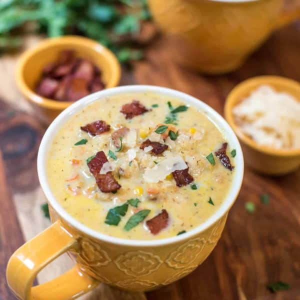 Chicken Corn Chowder | Valerie's Kitchen