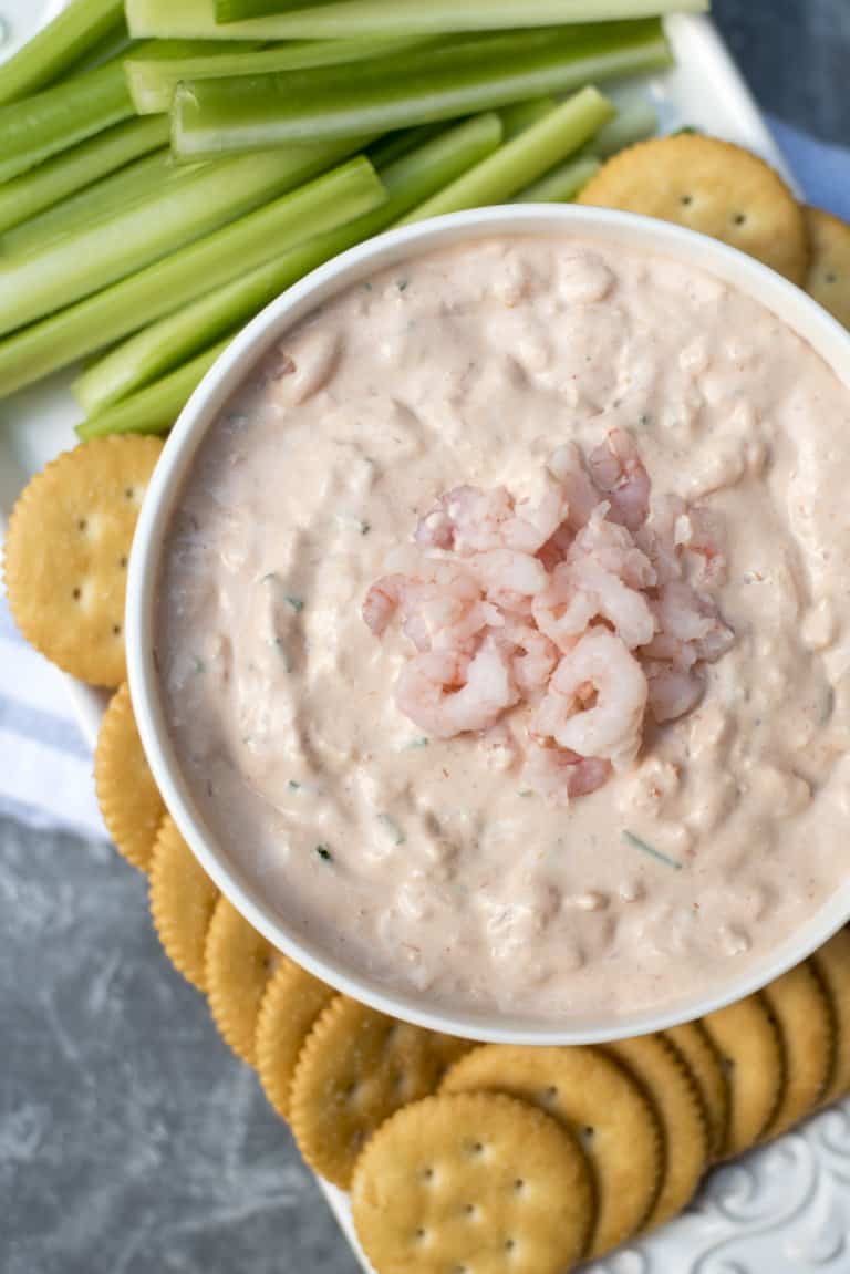 Shrimp Dip - A retro party classic! | Valerie's Kitchen