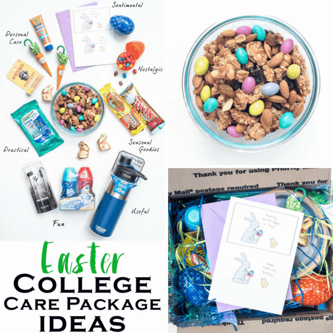 College Care Package Ideas for Easter - Valerie's Kitchen