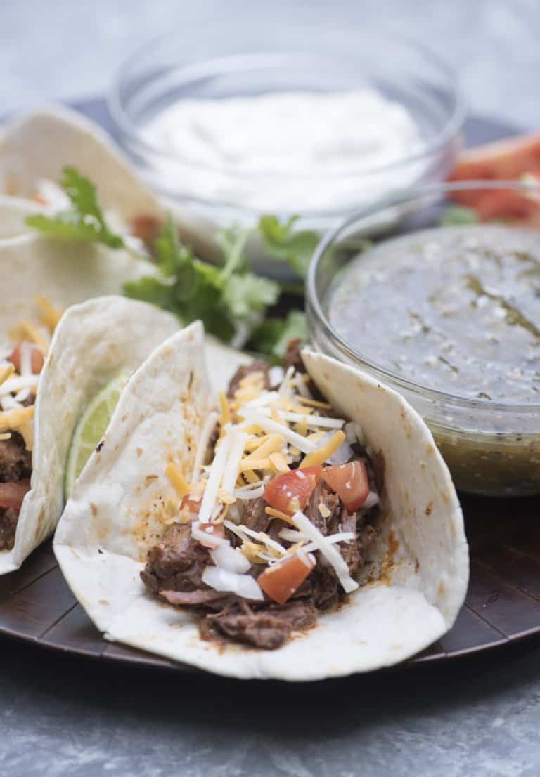 Shredded Mexican Beef (Oven or Slow Cooker) | Valerie's Kitchen