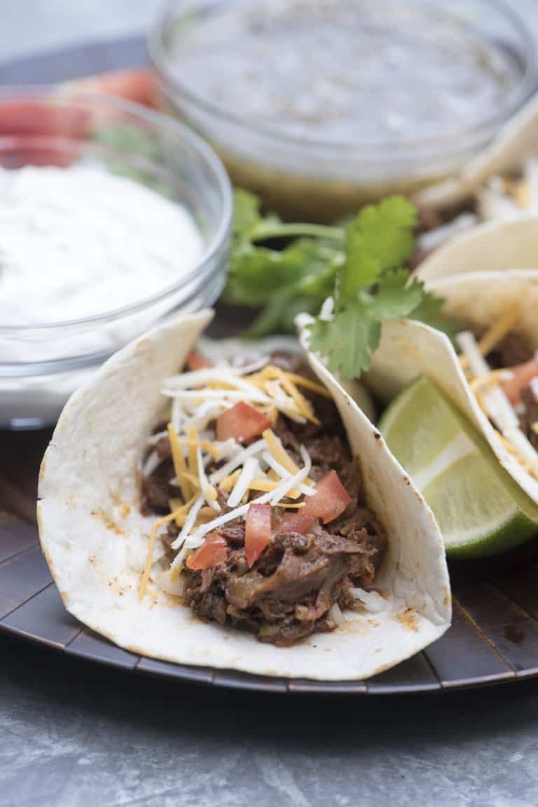 Shredded Mexican Beef (Oven or Slow Cooker) | Valerie's Kitchen