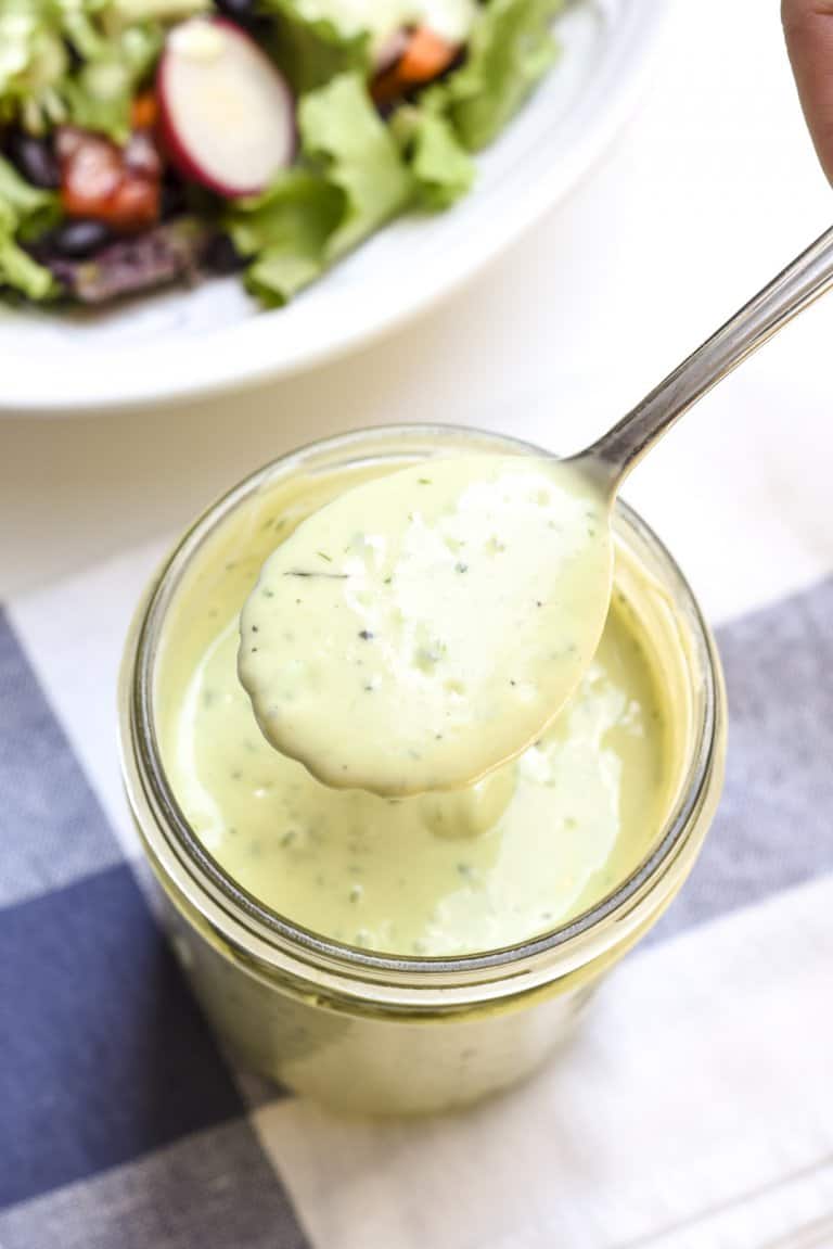 Avocado Ranch Dressing and Dip | Valerie's Kitchen