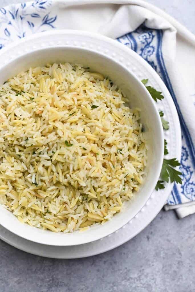 Almond Rice Pilaf | Valerie's Kitchen