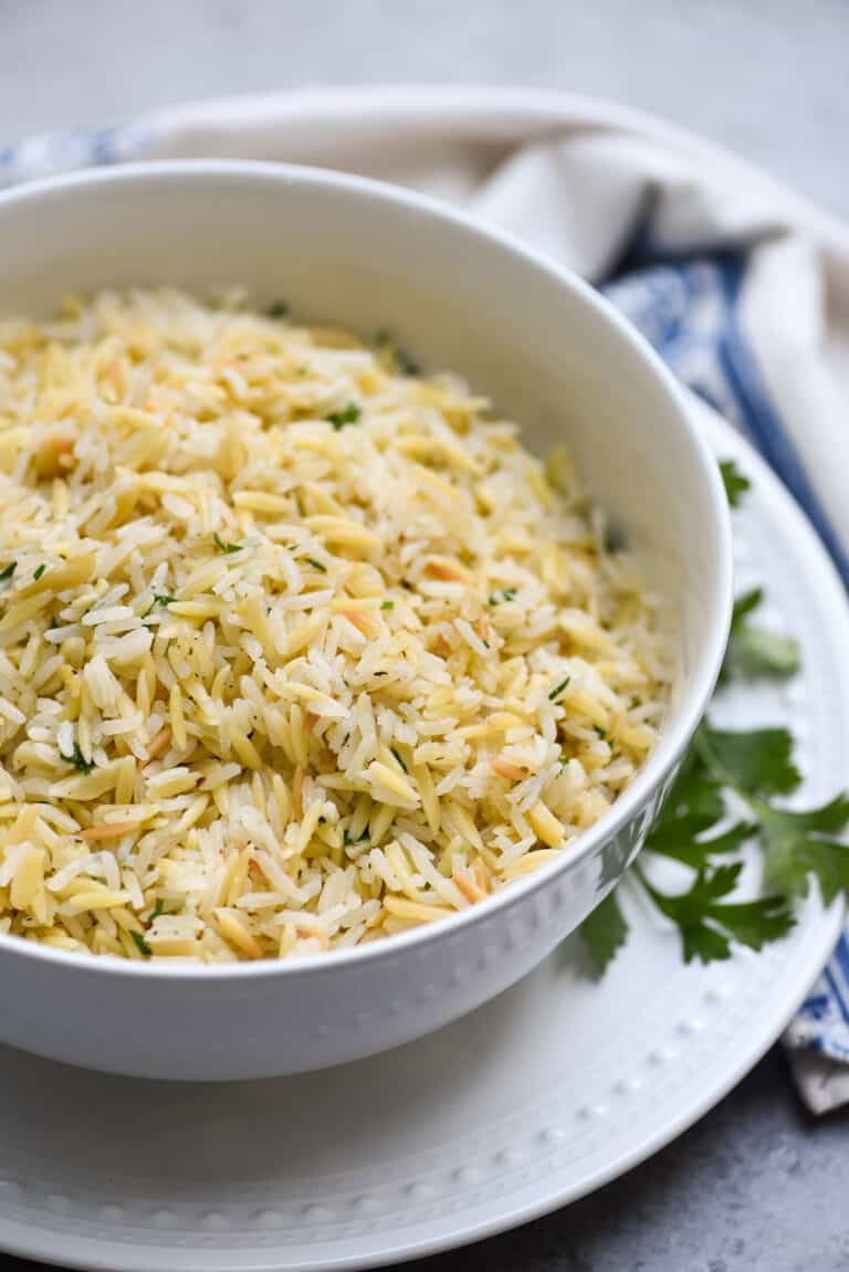 Almond Rice Pilaf | Valerie's Kitchen