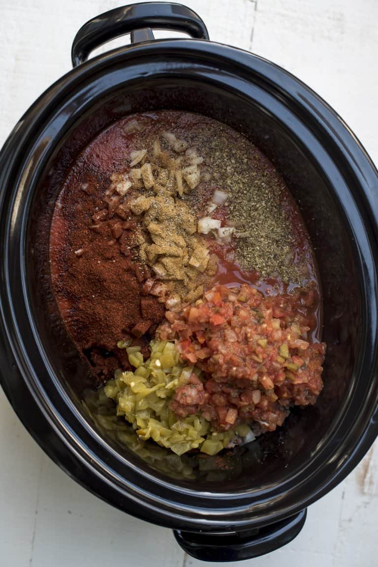 Slow Cooker Salsa Chili