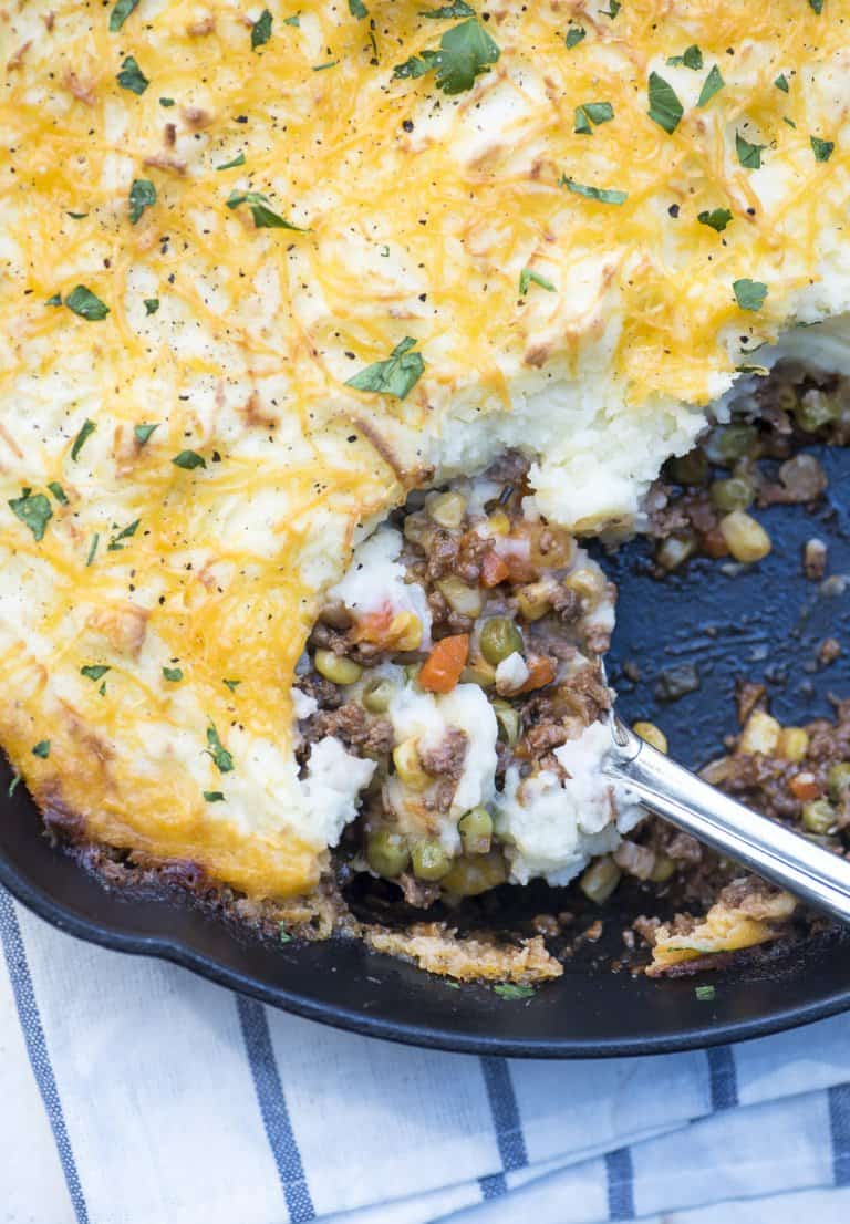 Skillet Shepherd's Pie | Valerie's Kitchen