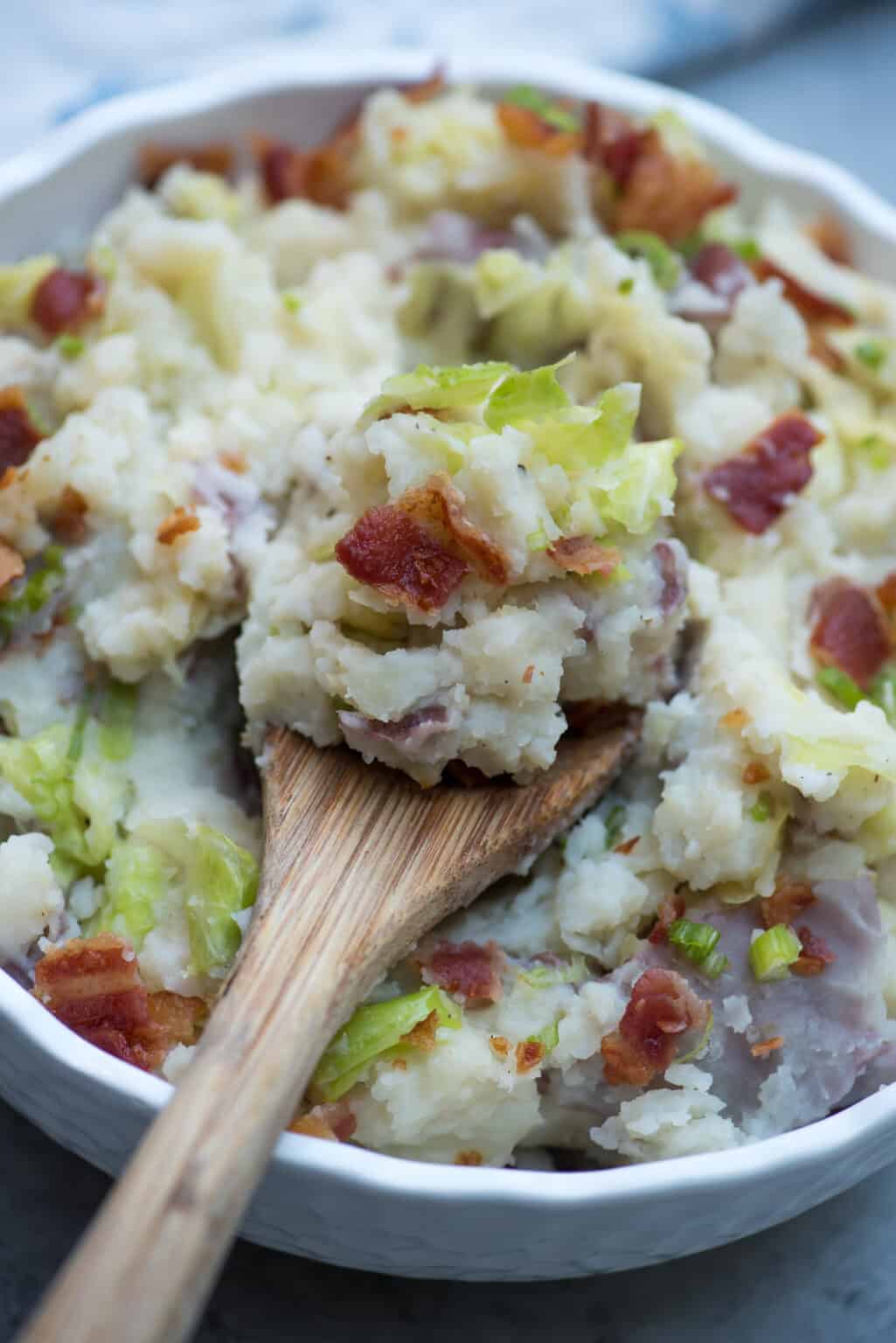 Colcannon Potatoes (Irish Mashed Potatoes) | Valerie's Kitchen