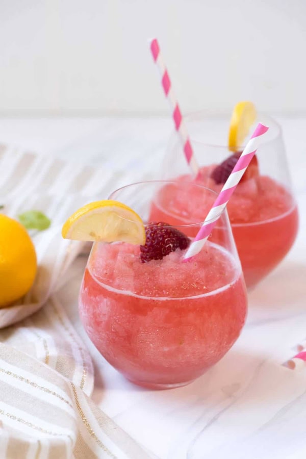 Strawberry Lemonade Frosé