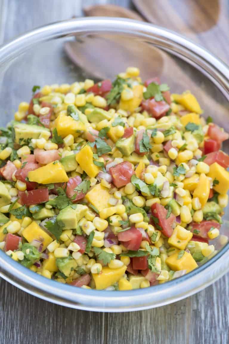 Mango Avocado Corn Salsa