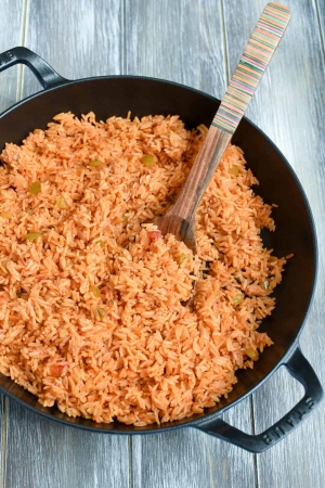 Salsa Rice - A Quick and Easy Side Dish | Valerie's Kitchen