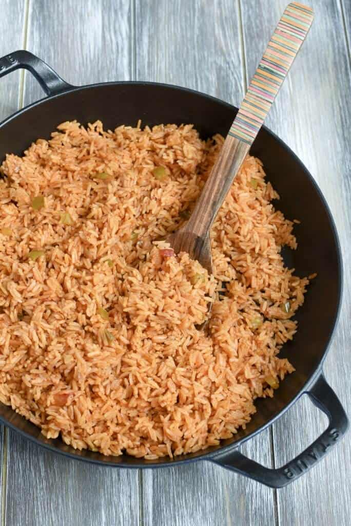 Salsa Rice - A Quick and Easy Side Dish | Valerie's Kitchen