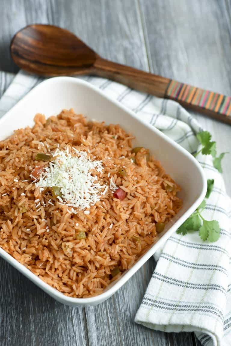 Salsa Rice - A Quick and Easy Side Dish | Valerie's Kitchen