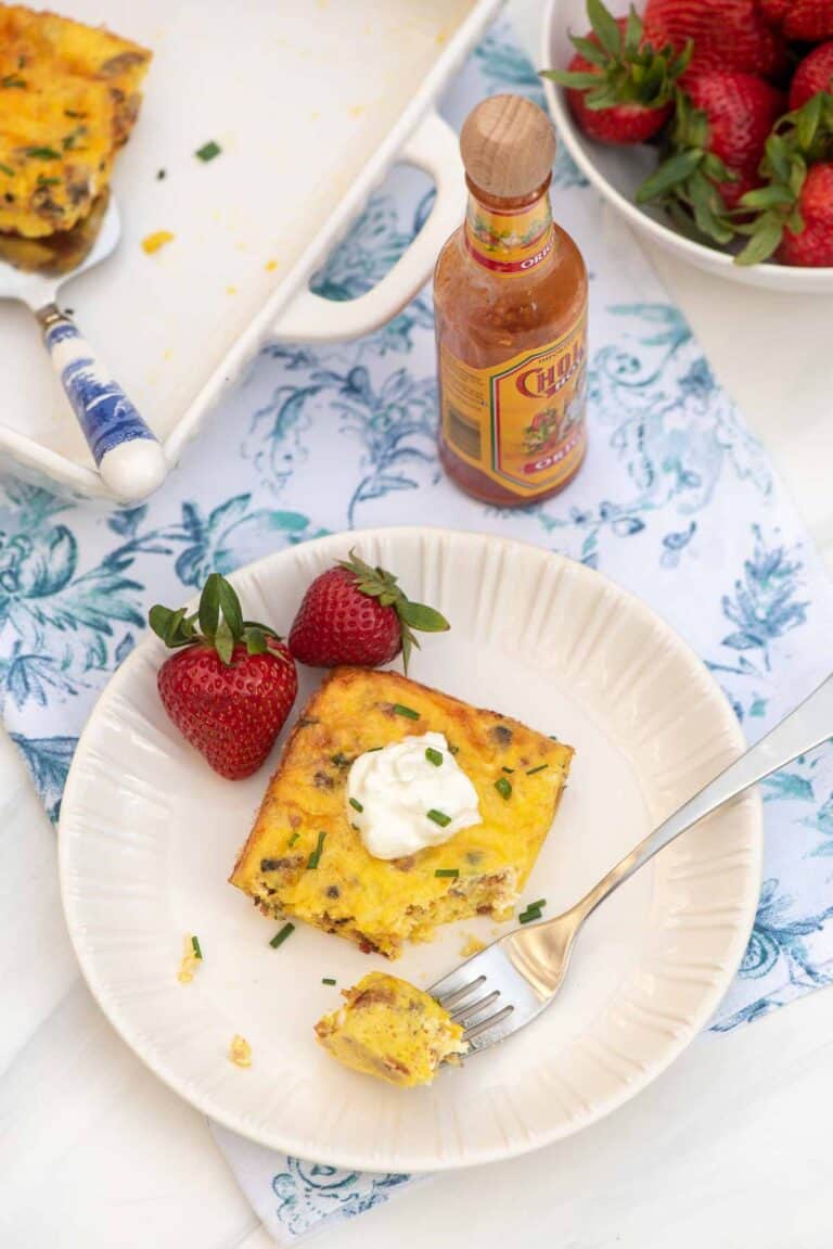 Crustless Quiche Bake | Valerie's Kitchen