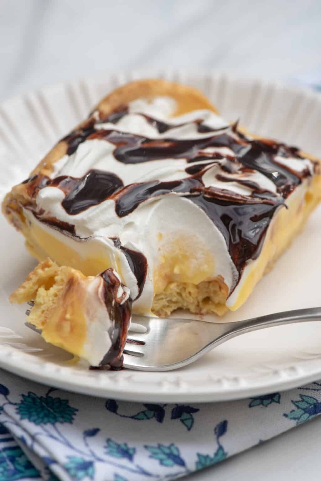 Easy Cream Puff Dessert | Valerie's Kitchen