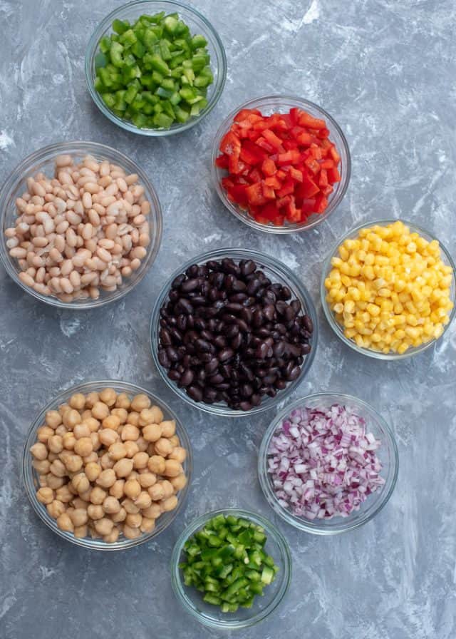 Mexican Three Bean Salad | Valerie's Kitchen