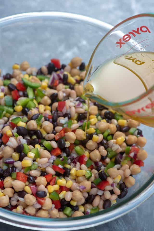 Mexican Three Bean Salad | Valerie's Kitchen