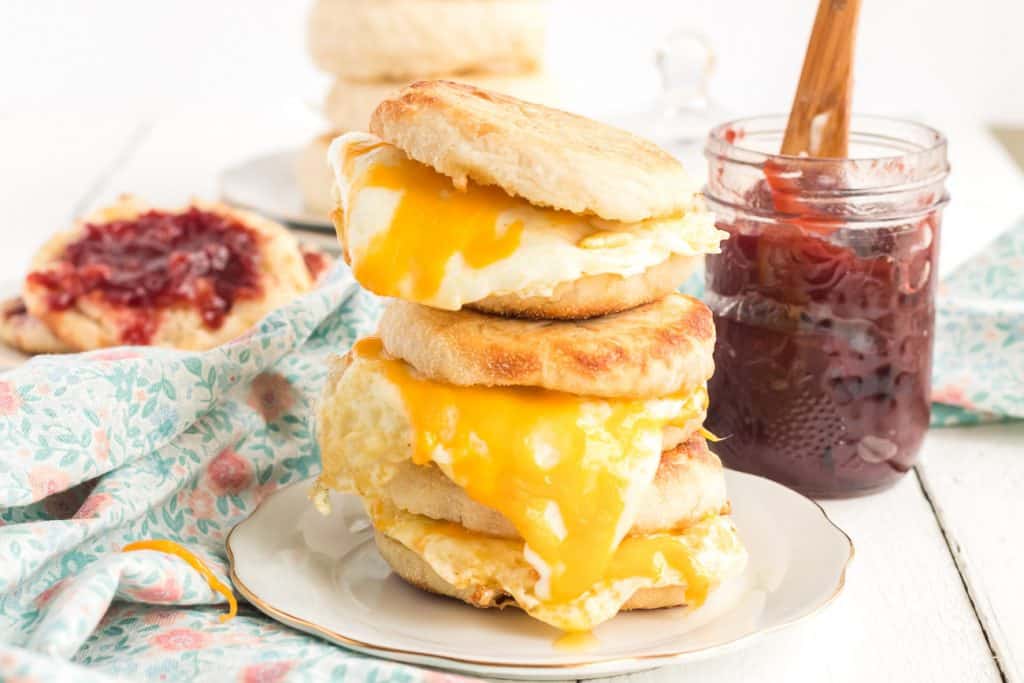 Homemade English Muffins (easy no-knead method) | Valerie's Kitchen