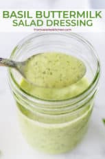 Basil Buttermilk Dressing (Easy and Versatile) | Valerie's Kitchen