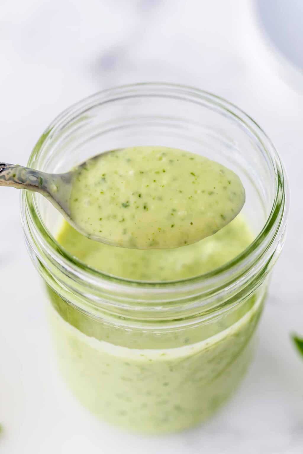 Basil Buttermilk Dressing (Easy and Versatile) | Valerie's Kitchen