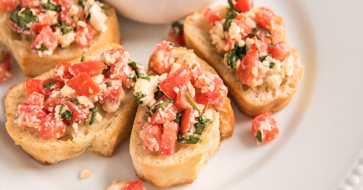 Feta Bruschetta | Valerie's Kitchen