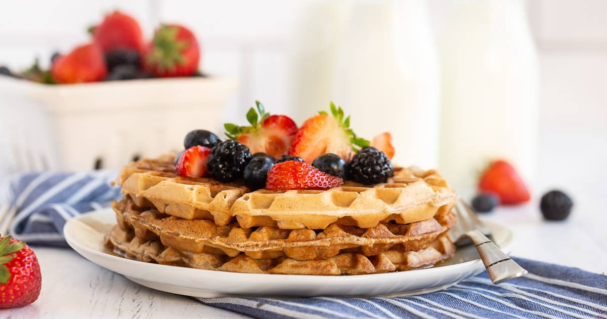 Homemade Waffles (Freezer Waffles) | Valerie's Kitchen