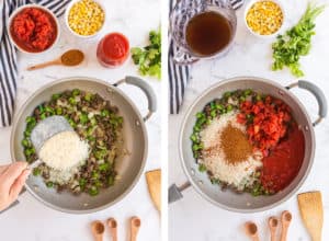 Spanish Rice with Ground Beef (Easy One-Pot Method) | Valerie's Kitchen