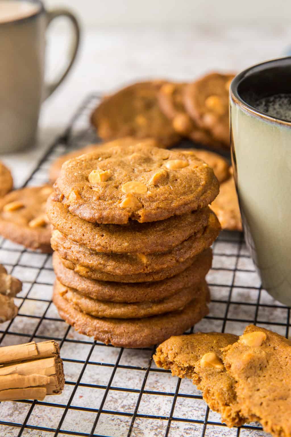 Butterscotch Gingerbread Cookies