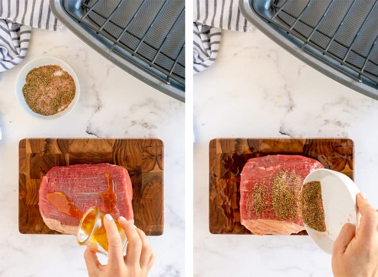 Eye of Round Roast Beef with Gravy