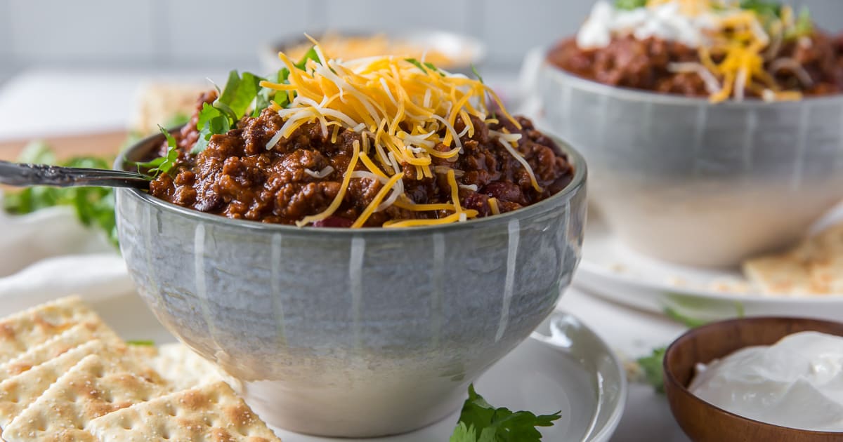 Halftime Chili (Easy Beer Chili!) | Valerie's Kitchen