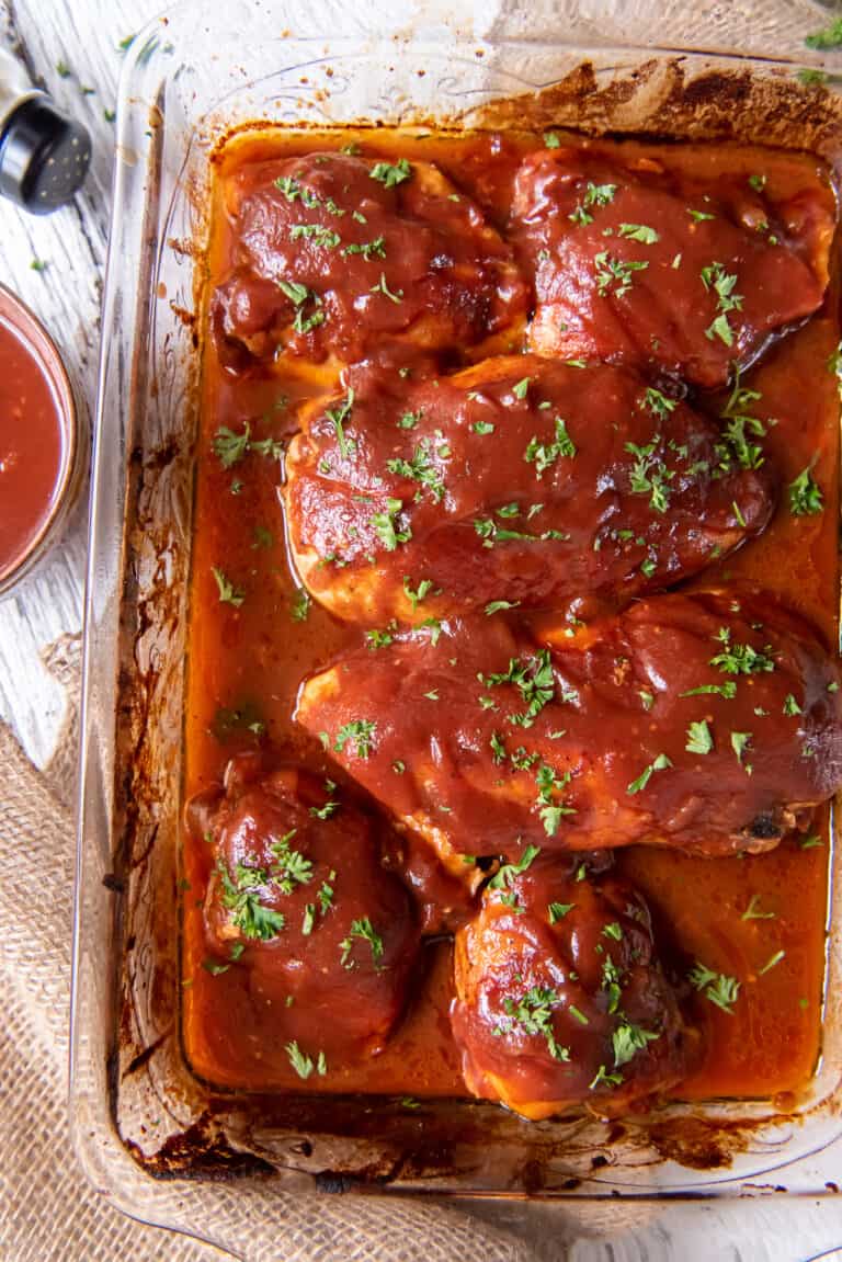 Oven Baked BBQ Chicken | Valerie's Kitchen