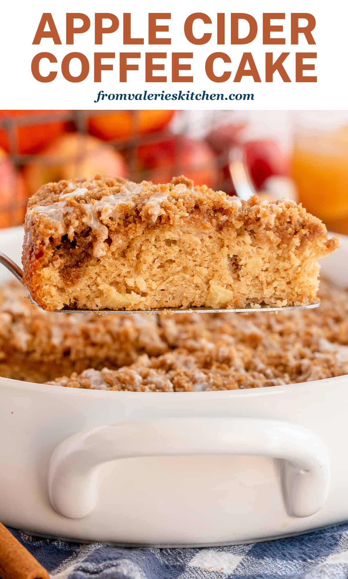 Apple Cider Coffee Cake | Valerie's Kitchen
