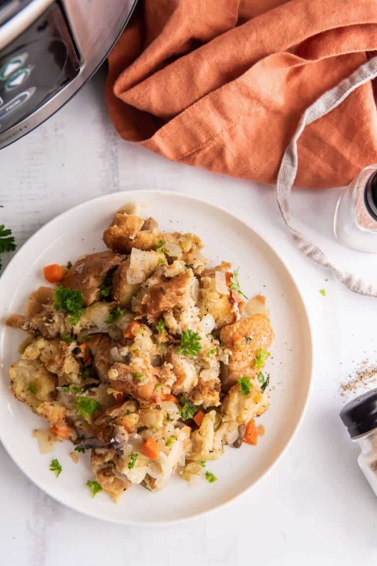 Crock Pot Stuffing (Recipe + Video) | Valerie's Kitchen