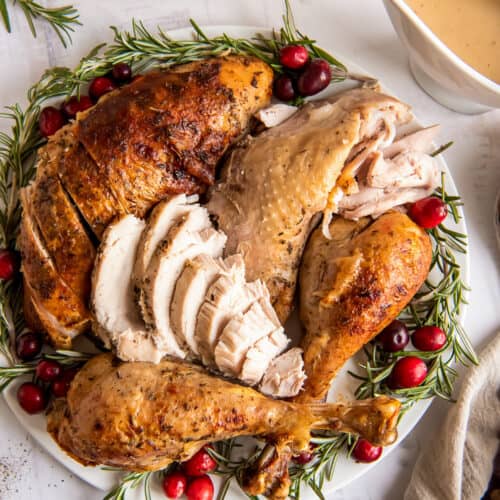 Herb Roasted Turkey (Tender and Juicy!) | Valerie's Kitchen
