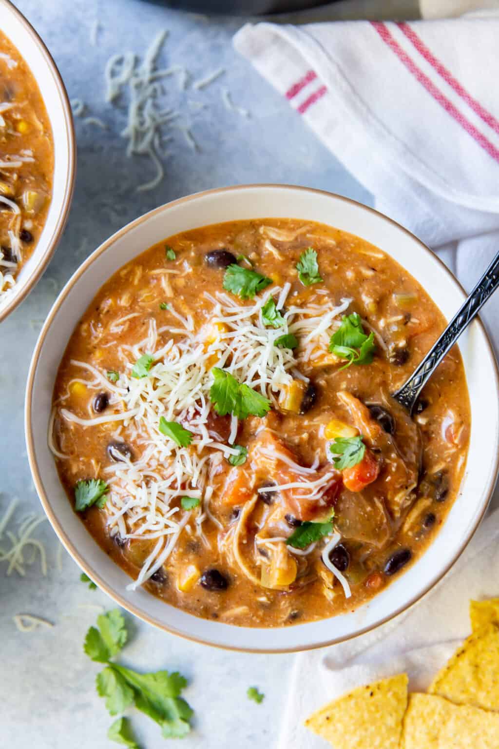 Tex-Mex Turkey Soup (or Chicken) | Valerie's Kitchen