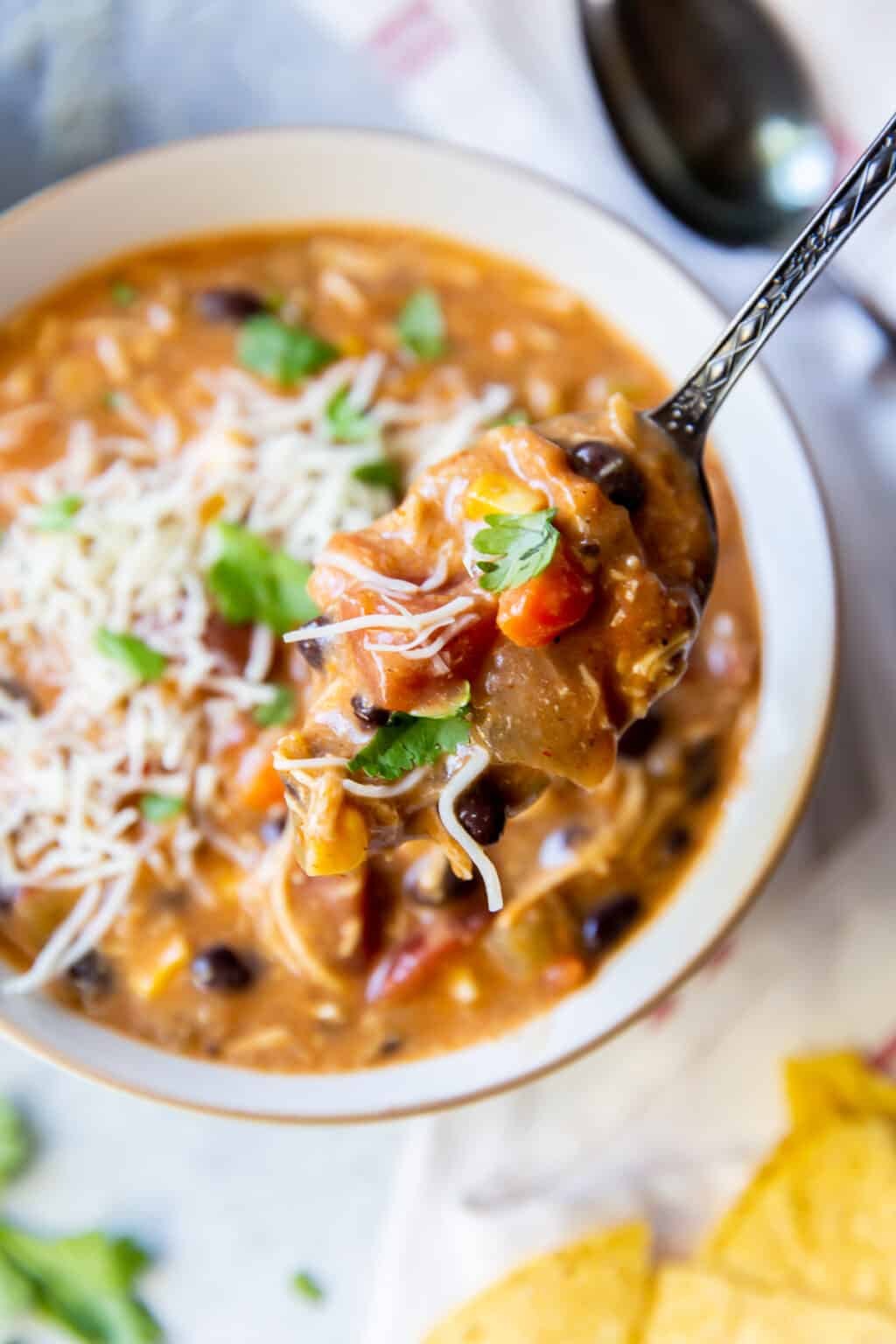 Tex-Mex Turkey Soup (or Chicken) | Valerie's Kitchen