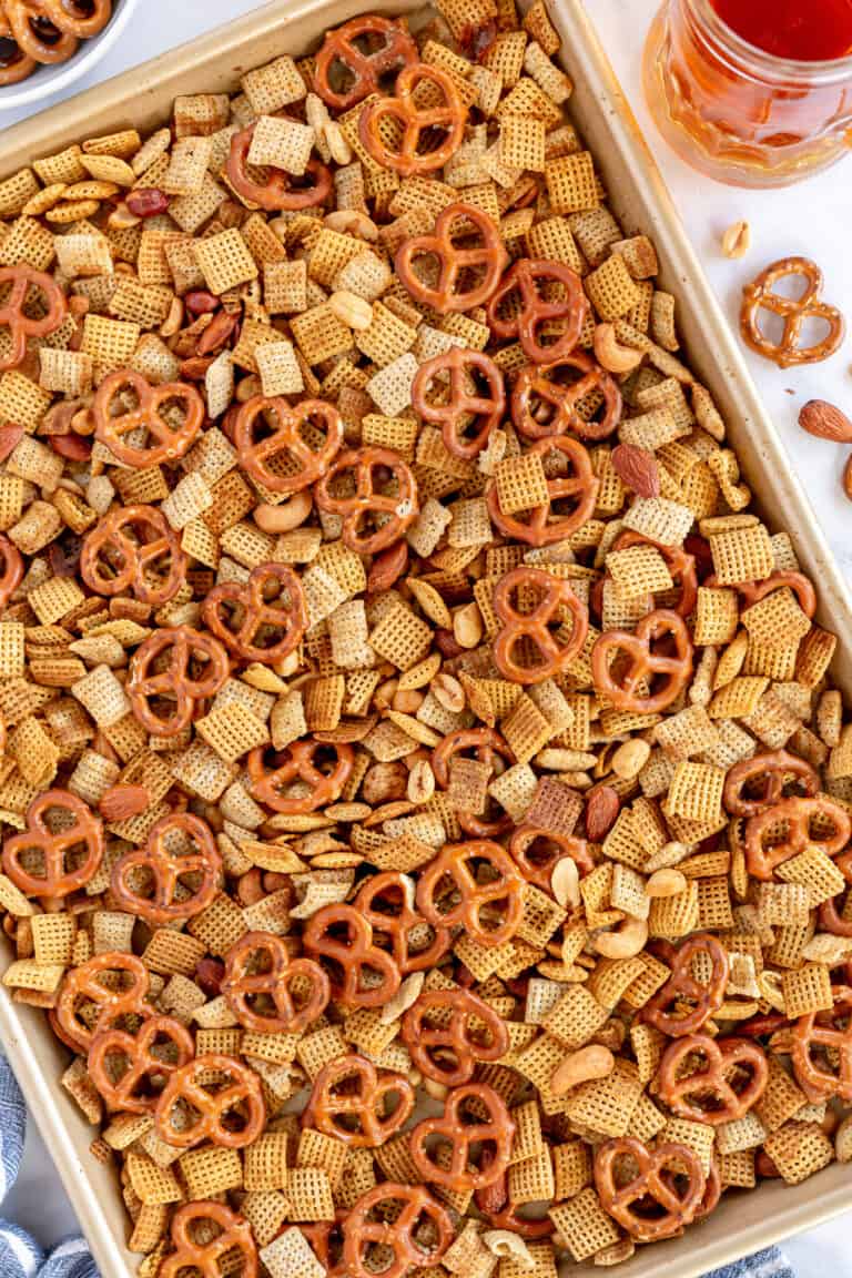 Homemade Chex Mix | Valerie's Kitchen